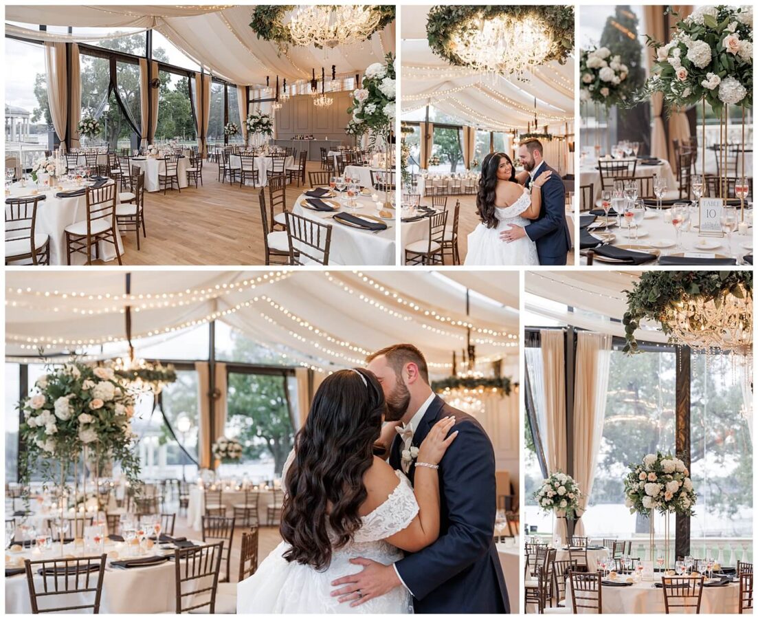 Waterfront Views at the Classical Water Works Wedding Venue